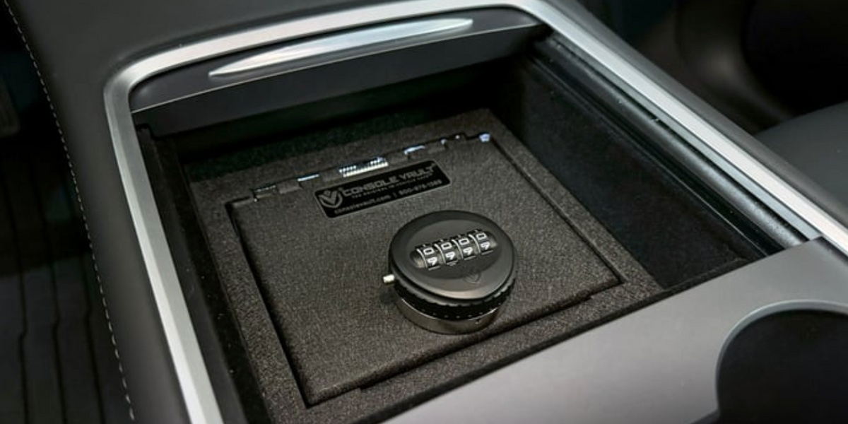 Tesla Model Y Center Console Safe: 2021 - 2024