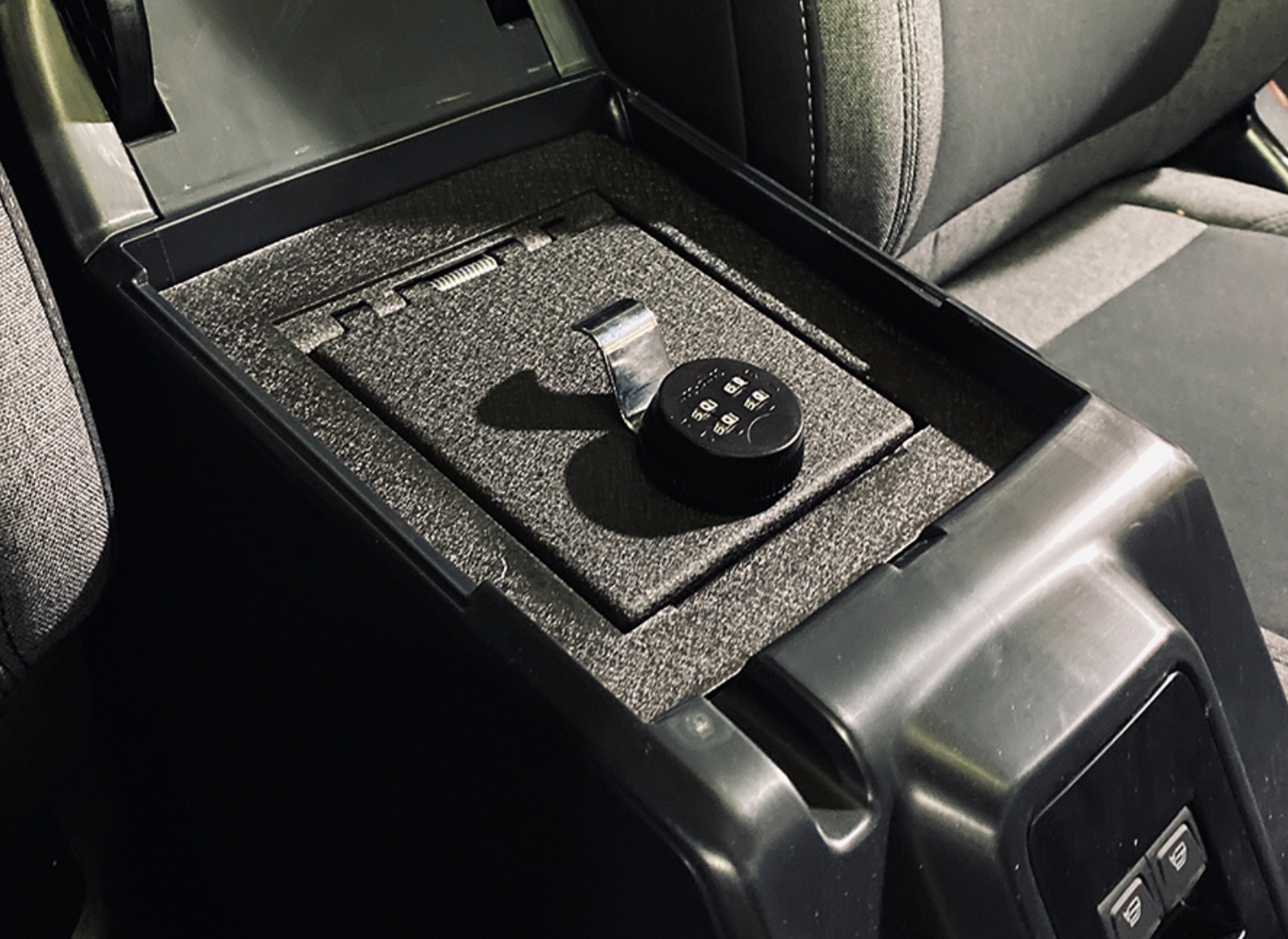 Ford Center Console Safe | Gun Safes for Ford Vehicles | Console Vault