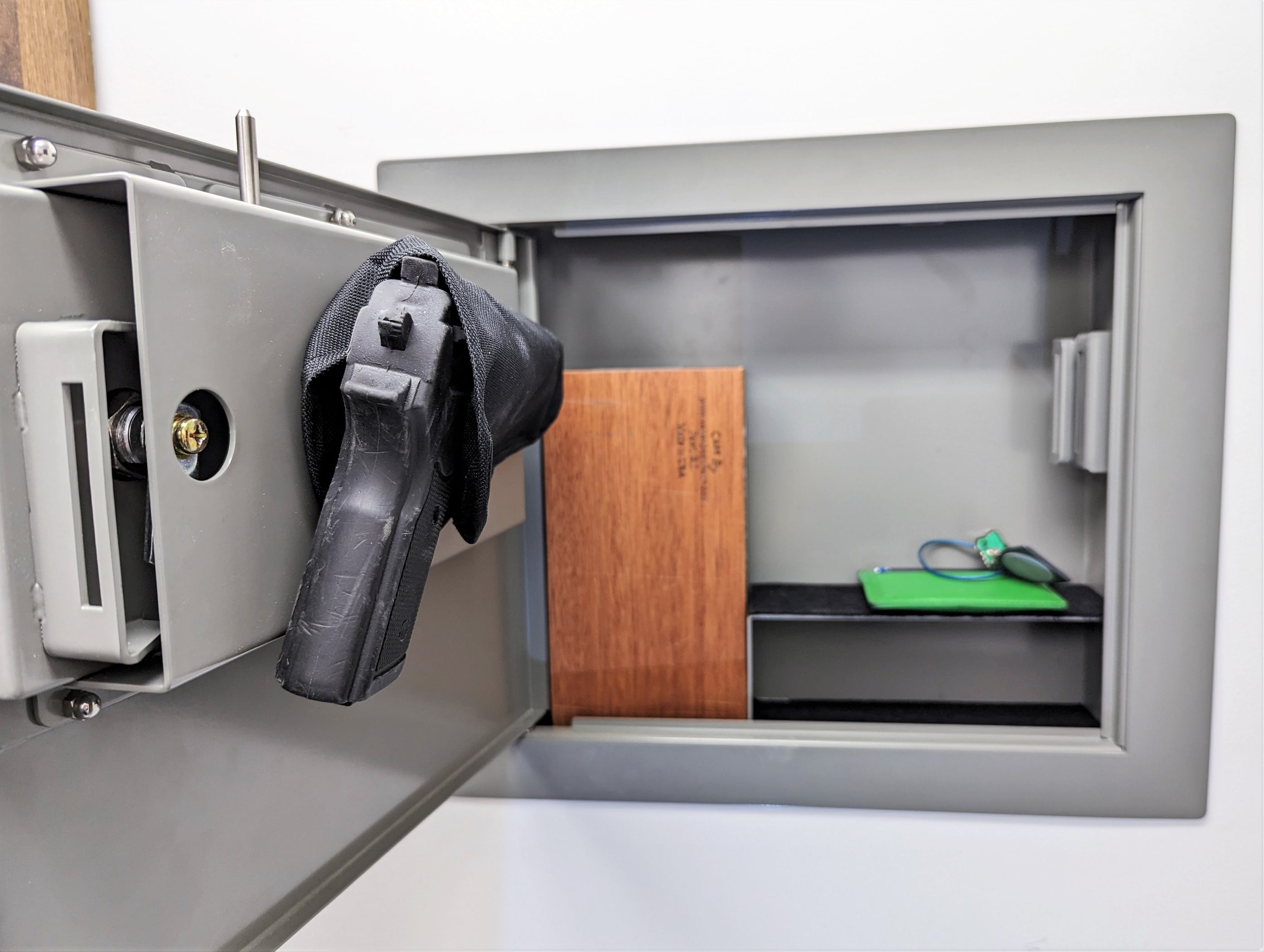 Premium Wall Gun Safe | Red Herring Series: Hidden Wall Safe | Console ...