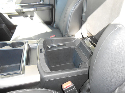 Ram 1500 2500 3500 Full Floor Console- Locking In-Car Vault
