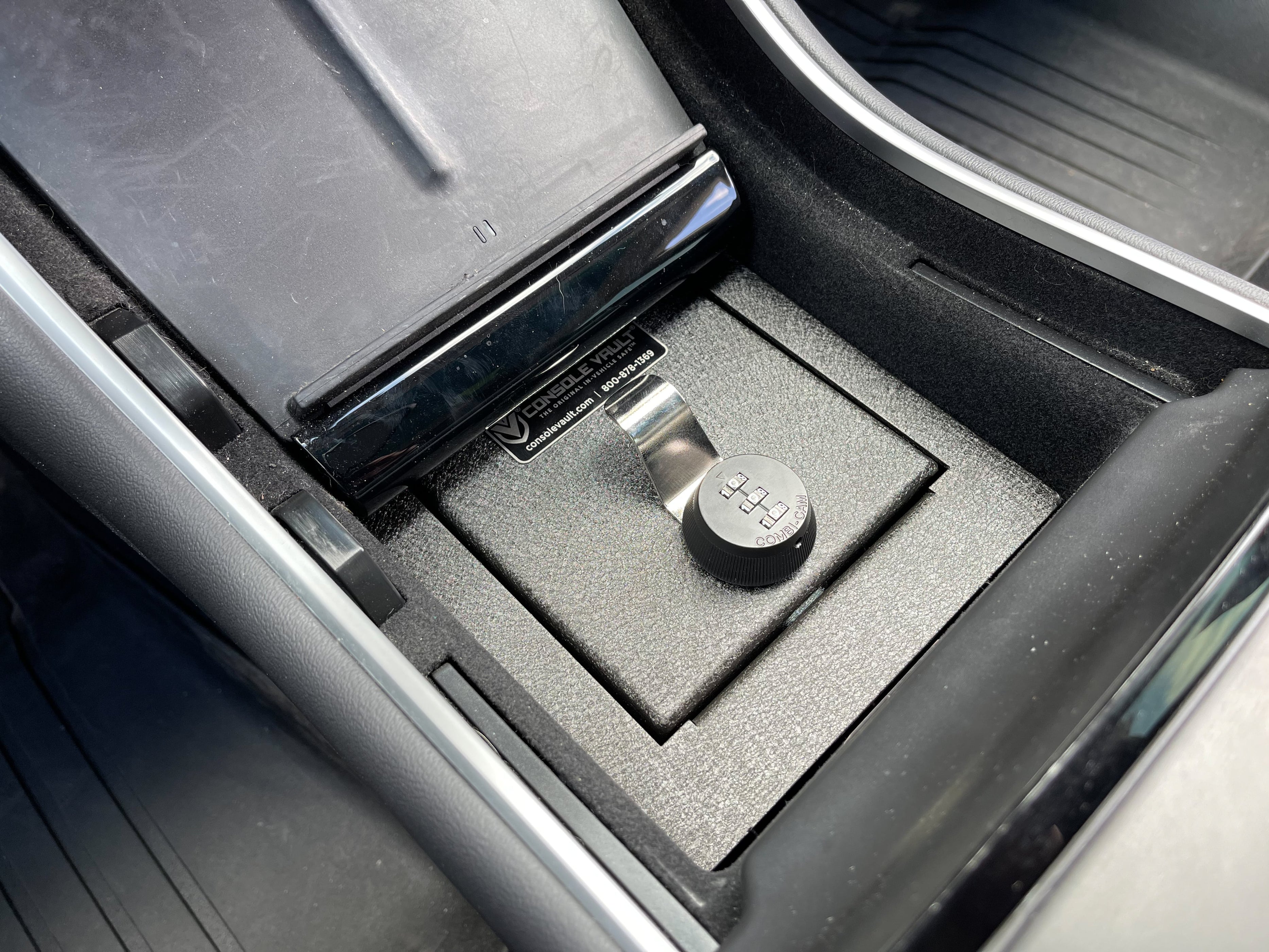 Tesla Model Y Center Console Safe: 2020 | Console Vault