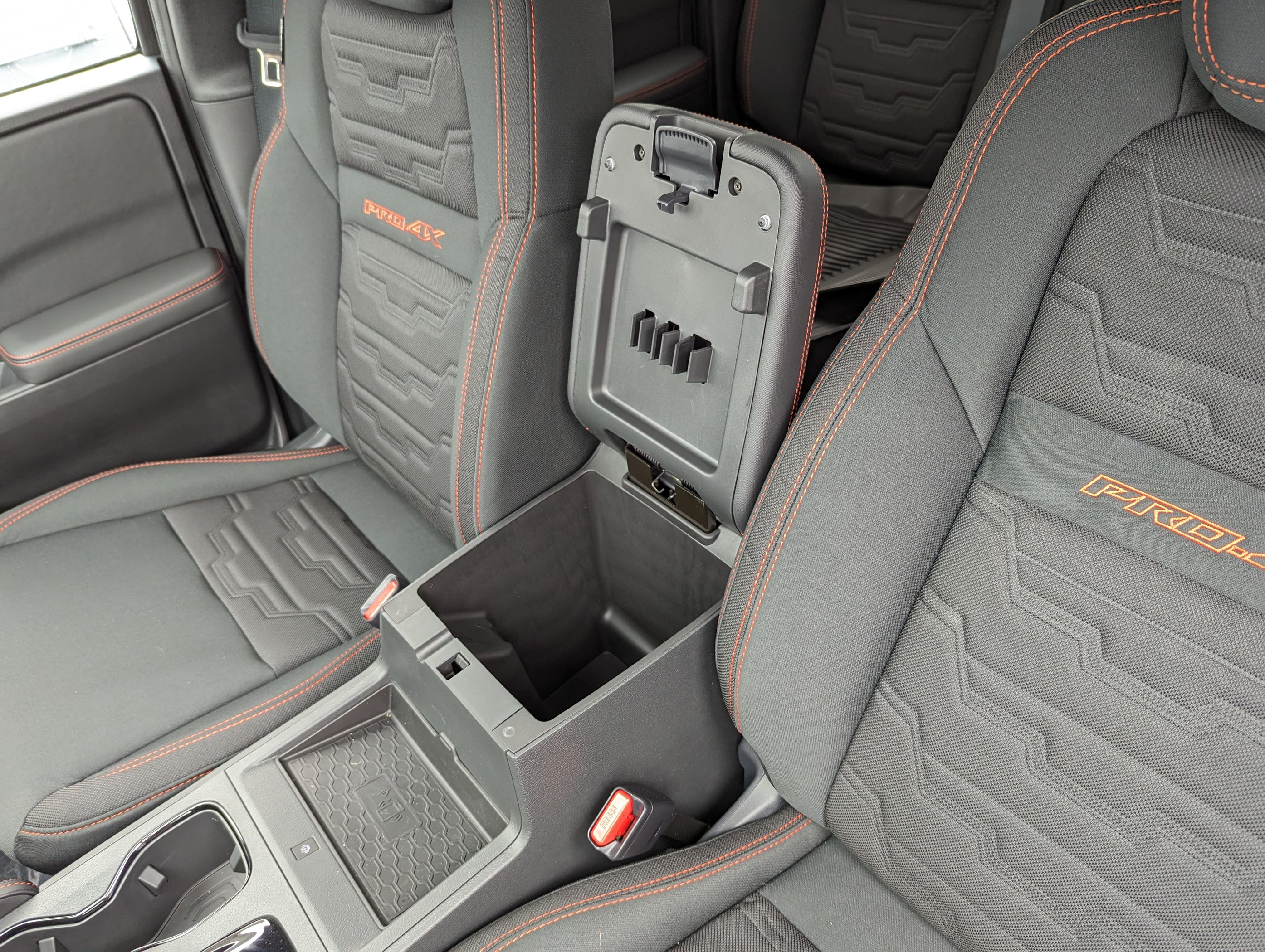 Nissan Frontier Center Console Safe: 2022 - 2025 — Console Vault